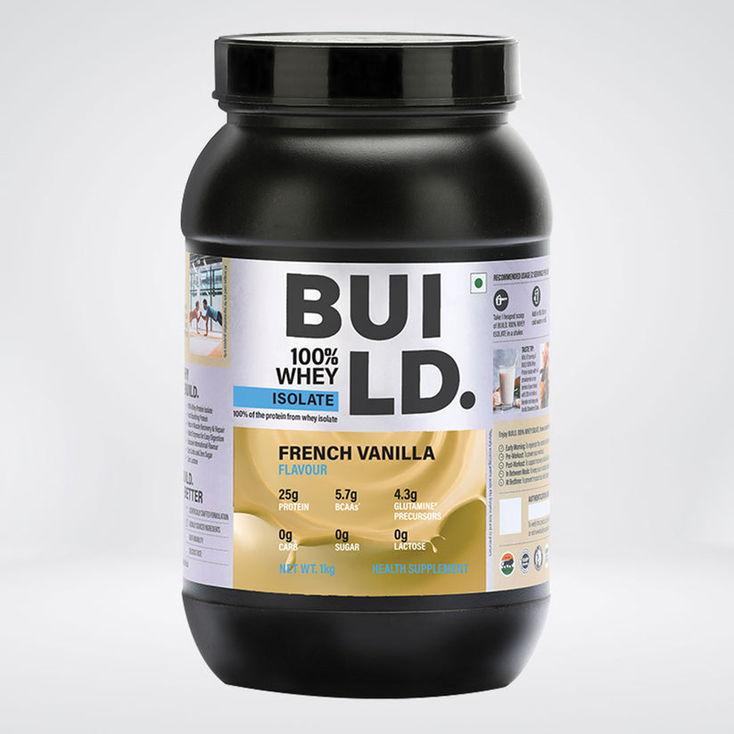 Buy 100% Vanilla Whey Isolate Protein Powder in India – Buildyourgoals